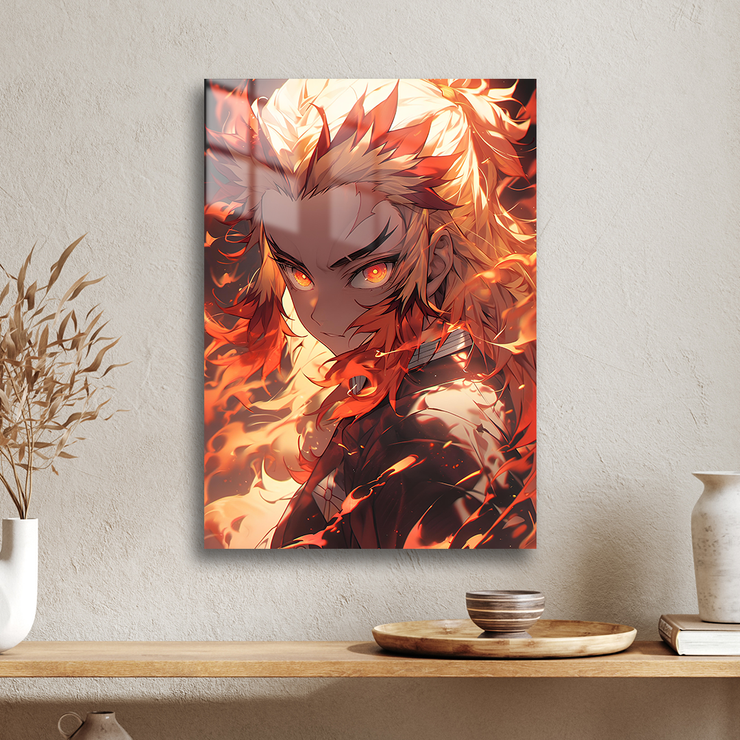 Kyōjurō Rengoku 02 Metal Poster | Özgün Tasarım Metal Poster ...