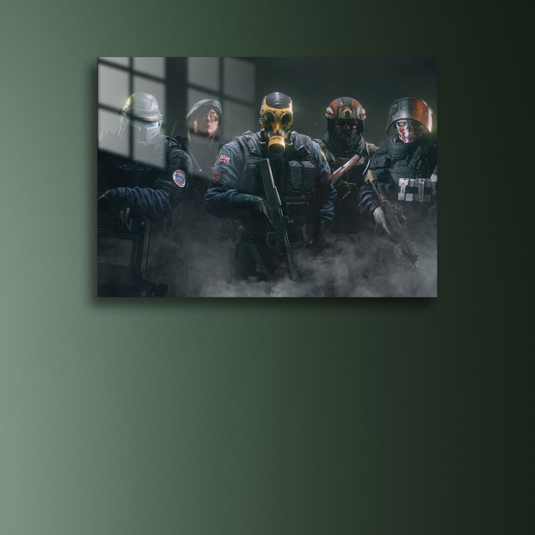 Rainbow Six Siege 01 Metal Poster | Özgün Tasarım Metal Poster ...