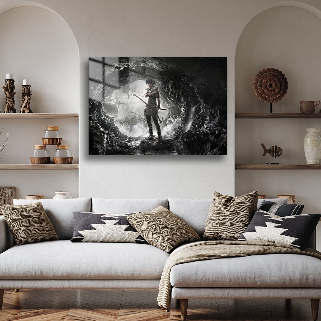 Lara Croft 01 Metal Poster | Özgün Tasarım Metal Poster – Dayanıklı ve ...