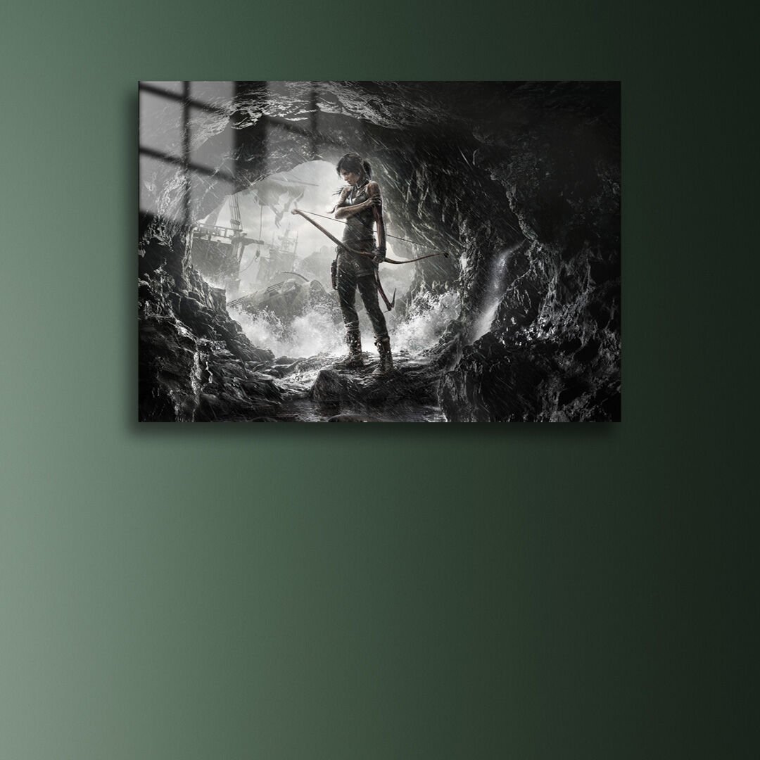 Lara Croft 01 Metal Poster | Özgün Tasarım Metal Poster – Dayanıklı ve ...