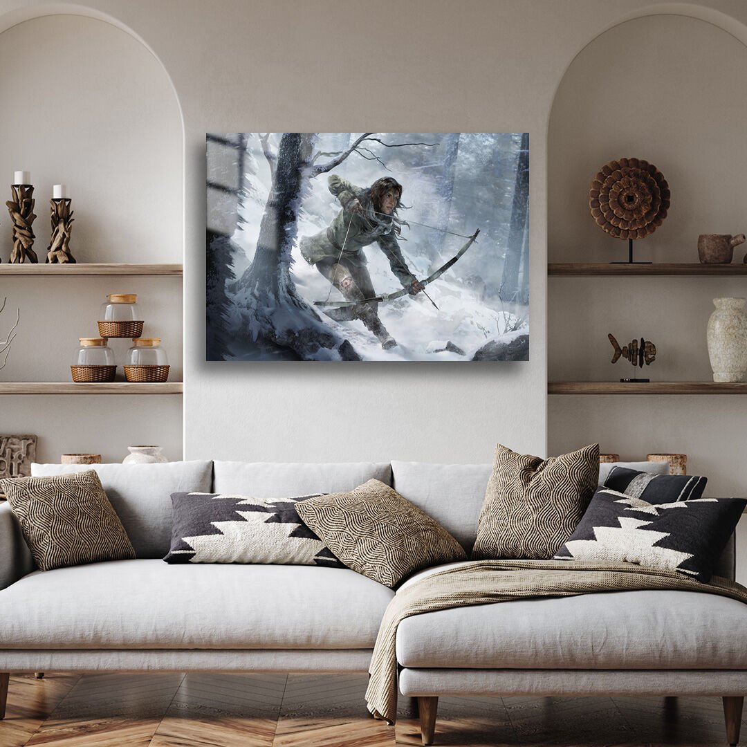Lara Croft 04 Metal Poster | Özgün Tasarım Metal Poster – Dayanıklı ve ...