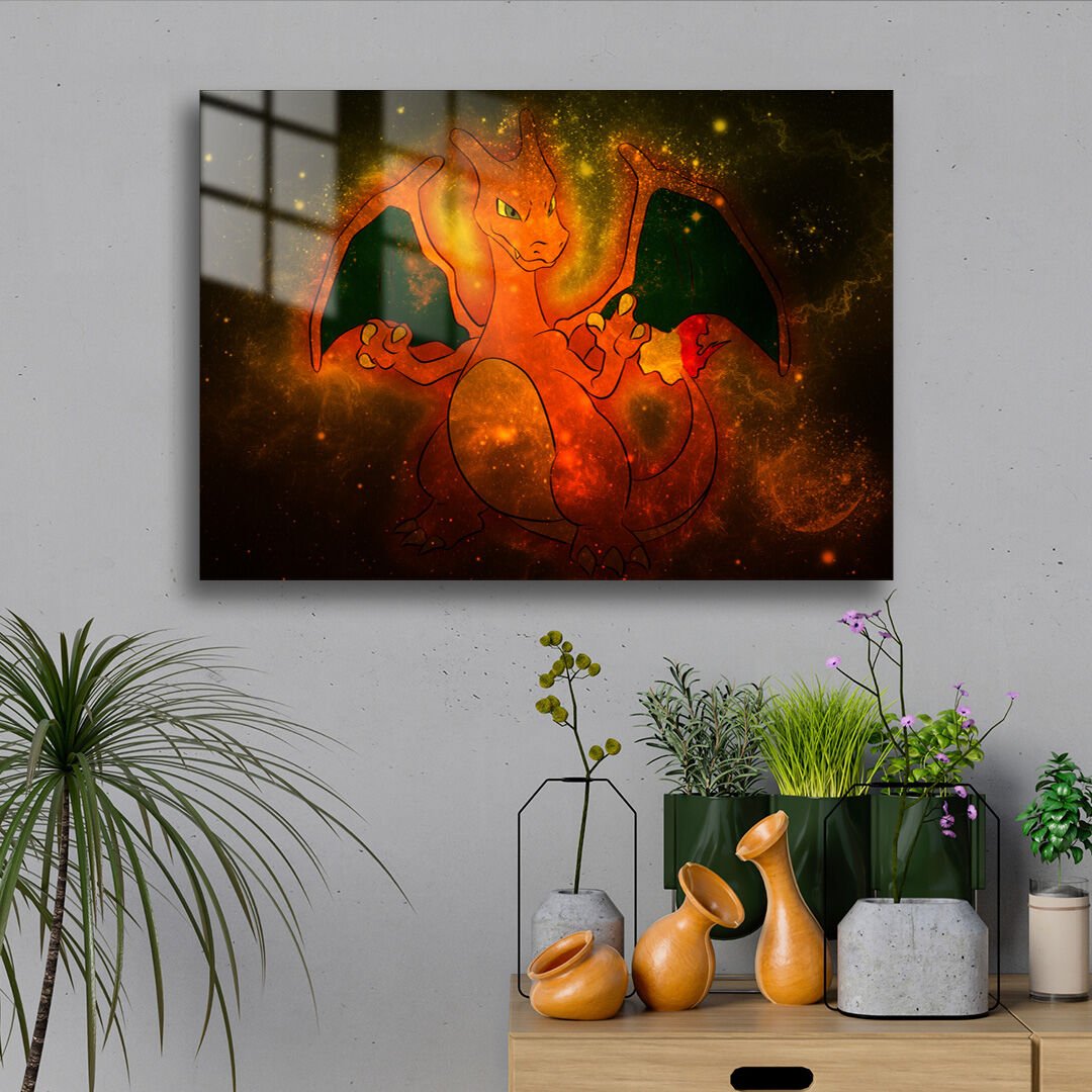 Charizard 03 Metal Poster | Özgün Tasarım Metal Poster – Dayanıklı ve ...