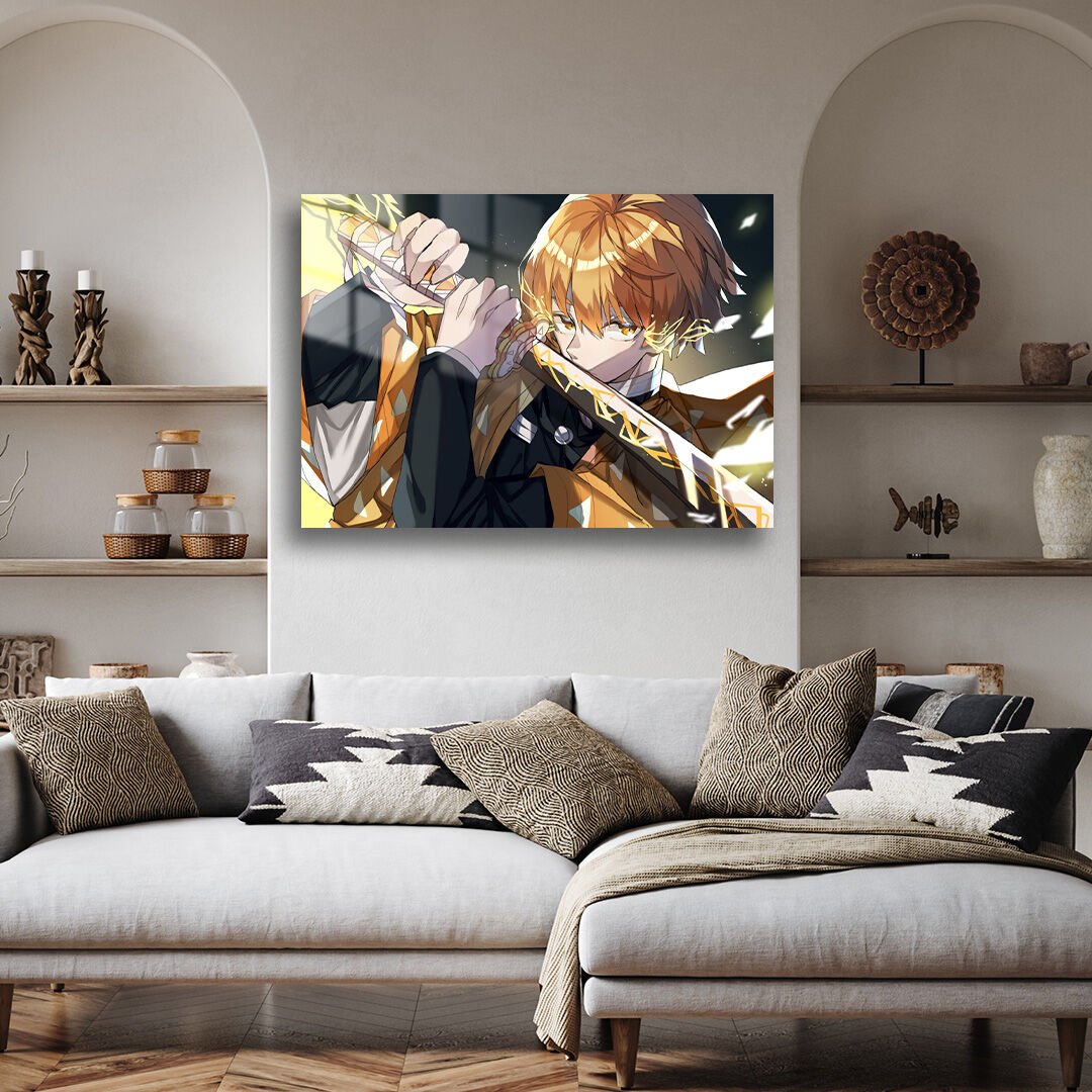 Zenitsu Agatsuma 02 Metal Poster | Özgün Tasarım Metal Poster ...