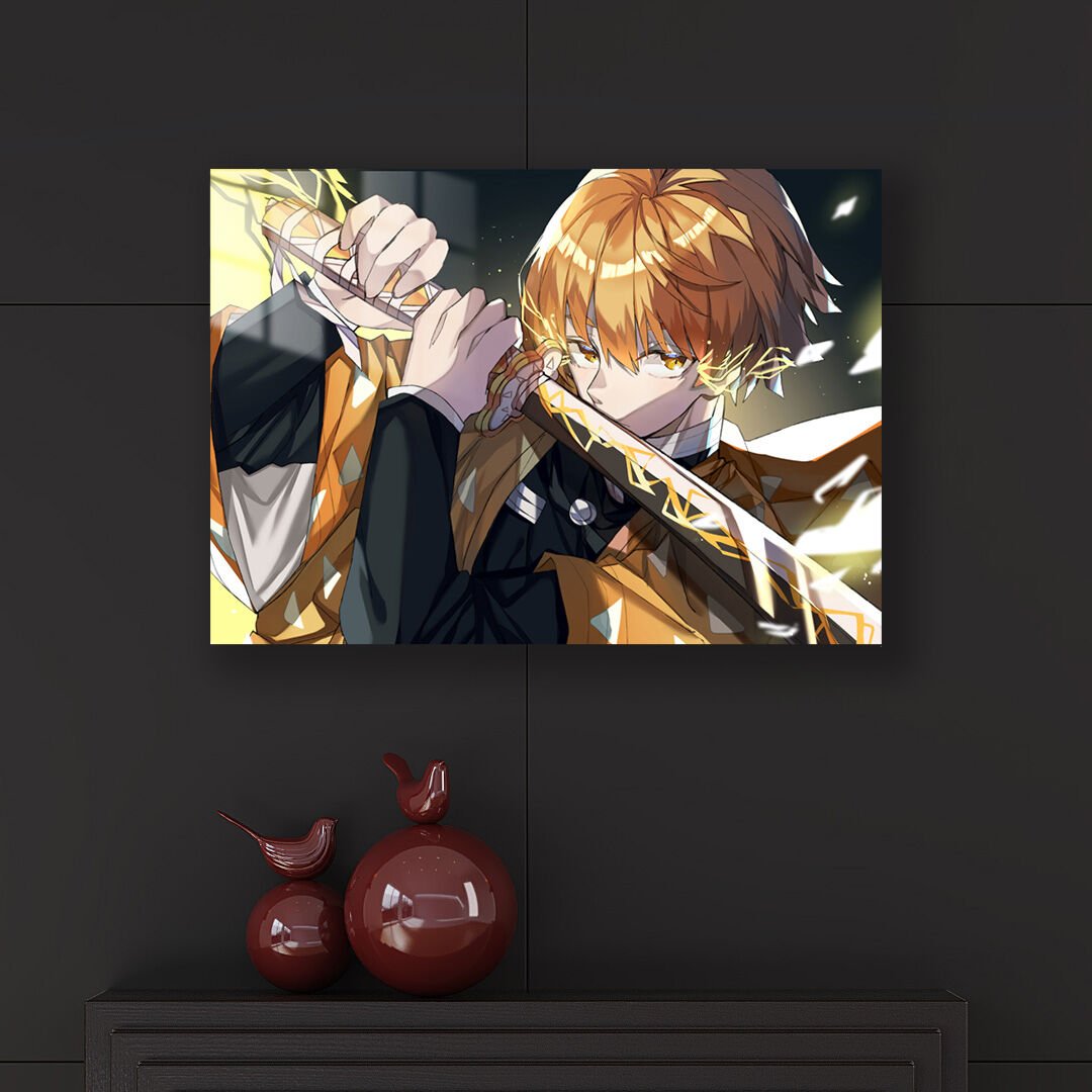 Zenitsu Agatsuma 02 Metal Poster | Özgün Tasarım Metal Poster ...